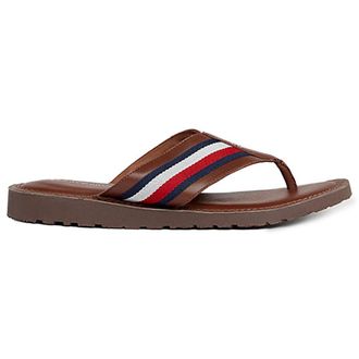 Tommy Hilfiger Herren Flip Flops Toe Sandal Badeschuhe, Braun (Winter Cognac), 42