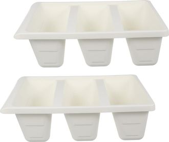 Lurrose 2 St&uuml;ck Schuhregal aus Langlebigem PP Material Platzsparende Schuhablage mit Mehreren F&auml;chern f&uuml;r Eingangsbereich und Wohnzimmer