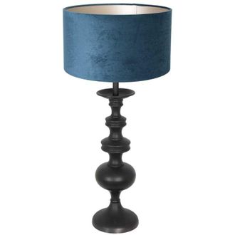 Steinhauer Anne Lighting - lampe de table - Lyons - noir - bois velours