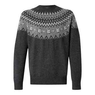 Karl Lagerfeld Monogram Accent Pullover - - Knitwear - Herren - Grau - 2XL