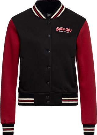 Queen Kerosin Damen College Jacke Built it up! schwarz