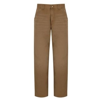 Carhartt Work in Progress Homme, Pantalons, Brun, Taille: W34 Single Knee Pant