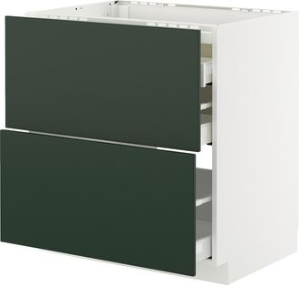 IKEA METOD / MAXIMERA Unterschr.f Kochf/2 Fronten/3 Sch