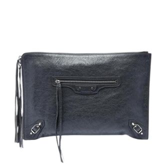 Balenciaga Pre-owned Vintage Clutch - - Pre-owned - Damen - Grau - ONE SIZE
