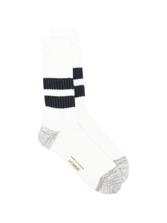 Comme Des Gar&ccedil;ons Socks White X Navy
