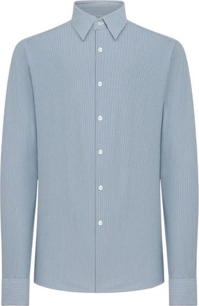 Roberto Ricci Design Rrd, Homme, Chemises, Bleu, Taille: L Oxford Jacquard Shirt