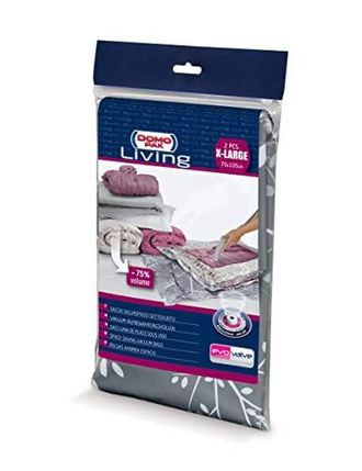Domopak Living 913060 Set aus 2 Vakuumbeuteln, extra groß