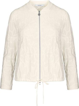 bianca Strickjacke SAMIRIS in trendiger Jaquard-Strickoptik