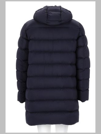 Herno Padded Hooded Coat - Blue