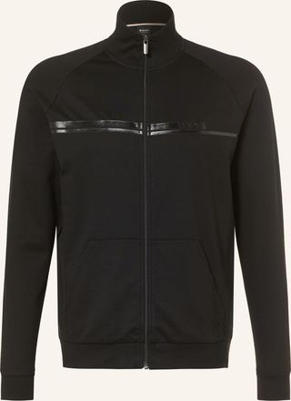 HUGO BOSS Lounge-Sweatjacke Authentic schwarz