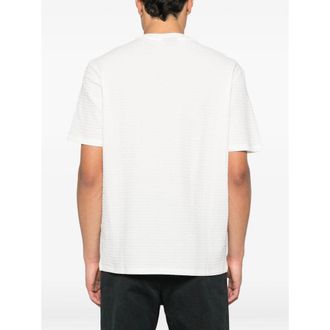 Emporio Armani Jacquard Logo T-Shirt - White