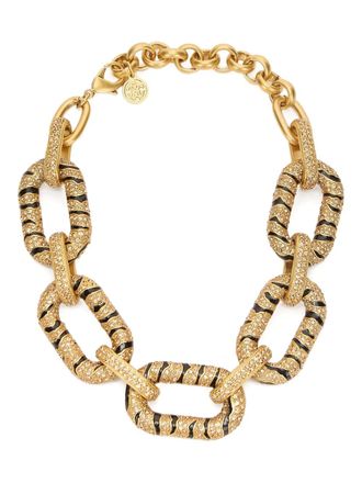Roberto Cavalli collier à ornements en cristal
