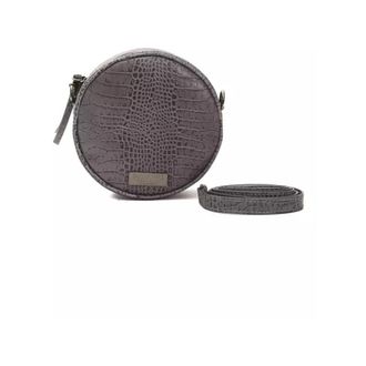 Pompei Donatella Femme, Sacs, Gris, Taille: ONE Size Small Oval Crossbody Bag