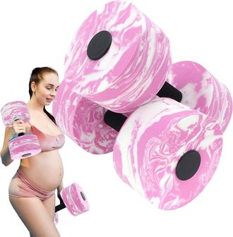 Generic Aquatic Foam Hanteln - Set F&uuml;r Aerobic Training Im Wasser, Ergonomische Fitnessger&auml;te F&uuml;r Schwimmbad, Reisehaus F&uuml;r Urlaub, Rehabilitationstherapie Mi