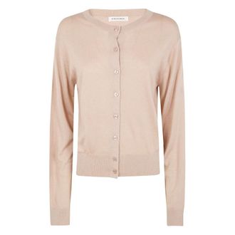 By Malene Birger Montie Cardigan - - Knitwear - Damen - Rosa - S