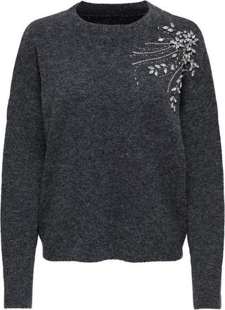 Only Strickpullover ONLRIVA LS HIGH NECK EMB PULLOVER EX KNT