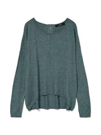 Vero Moda VMBREEZE Aura LS LCS Blouse zipp&eacute;e, Baume Green, M