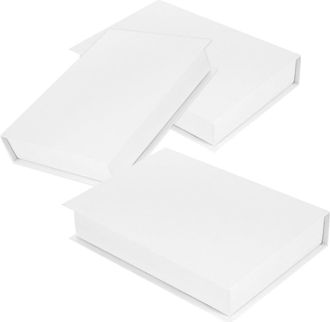 Healifty 3stücke Dekorative Faux Bücher Für Wohnaccessoires Realistische Buchattrappen Für Bücherregal Couchtisch Und Bürodekoration