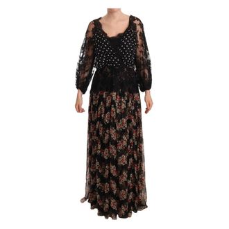 Dolce & Gabbana Capri Maxikleid - - Dresses - Damen - Mehrfarbig - XL