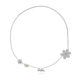 Marni Rhinestone Daisy Necklace - - Accessories - Damen - Grau - ONE SIZE