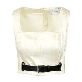 Sportmax Spxzigrino Top - - Tops - Damen - Wei&szlig; - XS