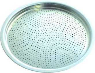 Bialetti Ersatzfilter nur für Moka/Dama 18 Cup, silber