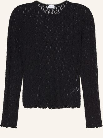 Darling Harbour Darling Harbour Longsleeve Aus Spitze schwarz