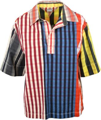 Bottega Veneta Femme, Tops, Multicolore, Taille: 34 FR Casacca Shirt