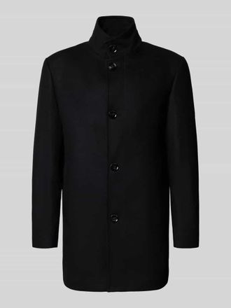 Strellson Regular Fit Wollmantel mit Stehkragen Modell FINCHLEY