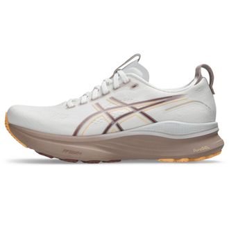 Asics Womens Gel-Kayano 32 Running Shoes, White/Orange Glow, 10 Wide