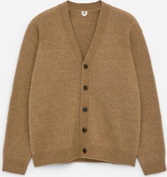 Arket Strickjacke Aus Wolle Und Alpakawolle -Beige