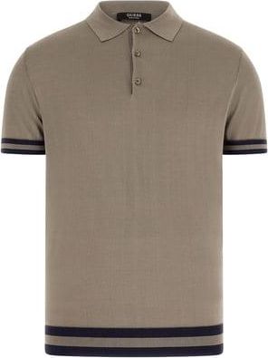 Guess Polo c&ocirc;tel&eacute; en soie m&eacute;lang&eacute;e