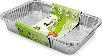 GiòStyle 5980004 6 x 3 Stück 80 µ, Aluminium