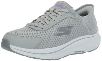 Skechers Hands Free Slip-ins Go Run Consistent 2.0 Endure Damensneaker, Grau/Lavendel, 39.5 EU