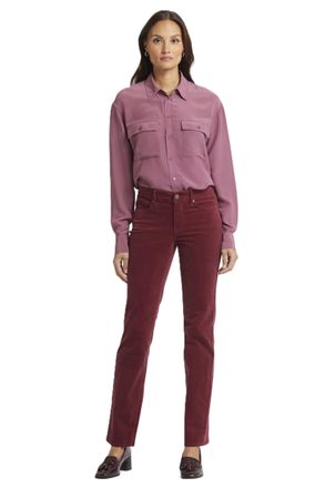 NYDJ Damen Marilyn Straight Jeans, Cranberry Pie, 40