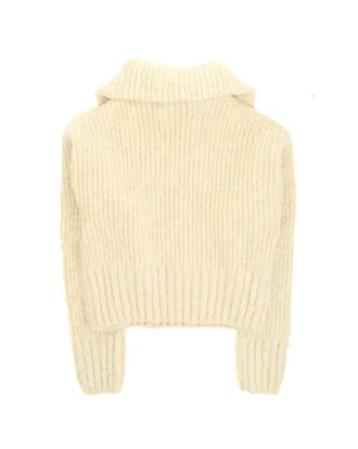 Ami Brushed Merino Wool-Blend Sweater - White