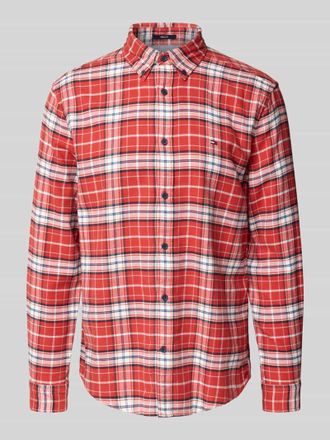 Tommy Jeans Regular Fit Flanellhemd aus reiner Baumwolle