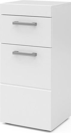 Vicco Meuble de rangement de salle de bain Luna, Blanc, 37 x 79 cm
