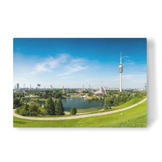 artboxONE Leinwand 120x80 cm Städte/München Fernsehturm München von David Engel
