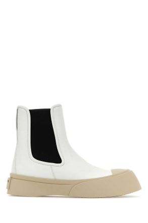 Marni Pablo Chelsea Boot - White