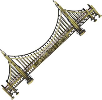 Valiclud Brückenmodell Metall Legierung Schreibtischdeko Geschenk Architekturstatuette Vintage San Francisco