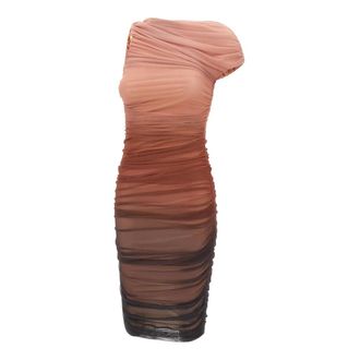 Elisabetta Franchi Femme, Robes, Multicolore, Taille: 38 FR Robe en tissu tulle d&eacute;grad&eacute;