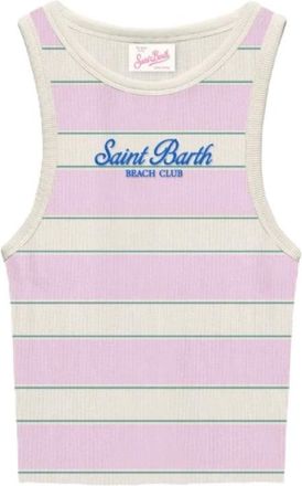 MC2 Saint Barth Femme, Tops, Multicolore, Taille: 38 FR Ada Rib Tank Top