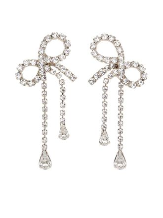 Jennifer Behr Mirabelle Ohrringe mit Kristallen - Weiß