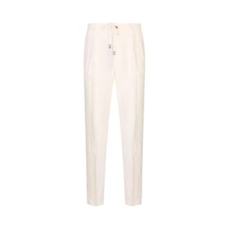 PESERICO Homme, Pantalons, Blanc, Taille: 2XL Chinos