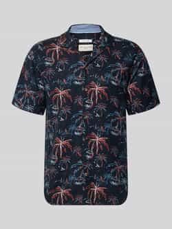 Tom Tailor Regular Fit Freizeithemd aus Viskose-Leinen-Mix