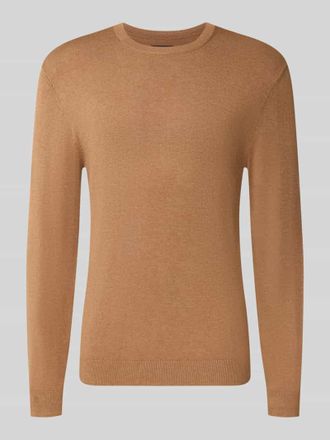 Mc Neal Strickpullover mit geripptem Rundhalsausschnitt