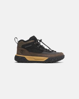 Timberland Halbhoher GreenStride Motion 6 Sneaker f&uuml;r Kinder in Schwarz/Braun, Braun, Gr&ouml;&szlig;e