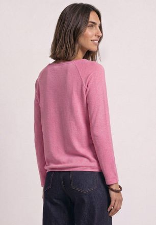 Street One Langarmshirt aus softem Materialmix