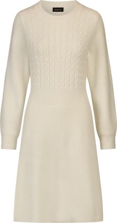 Apart Fashion APART Strickkleid mit Zopfmuster, Creme, 38